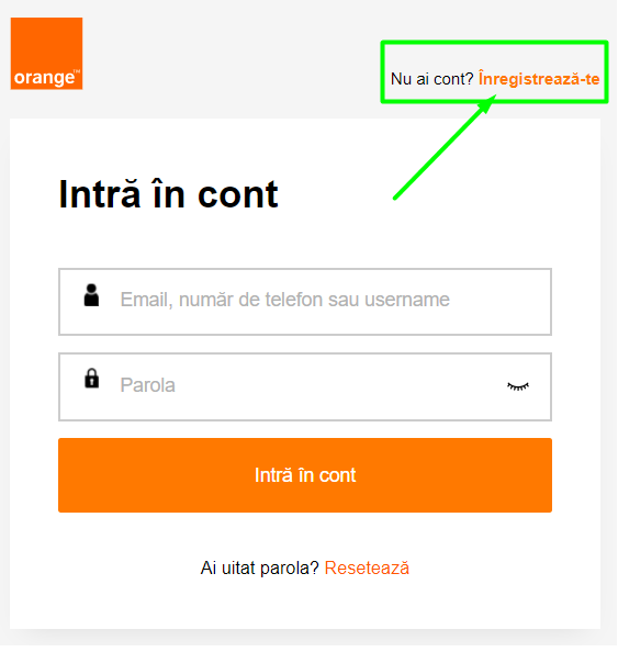 Cum îmi creez contul My Orange? | Orange Help