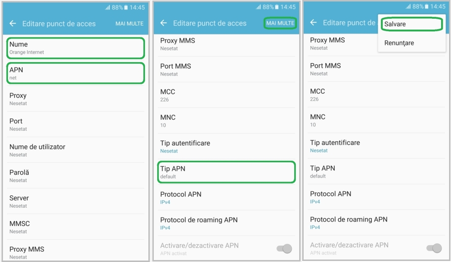 Care sunt setările de internet și cum se activează datele mobile pentru ...